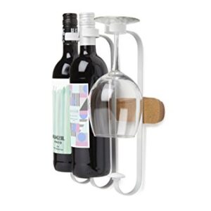 Umbra Showvino Wine Display, White/Natural