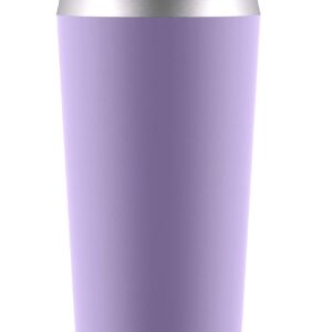 Ello Beacon Vacuum Insulated Stainless Steel Tumbler with Slider Lid and Optional Straw, 24 oz, Lavender