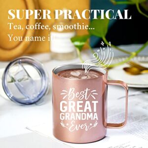 Onebttl Great Grandma Gifts, Stainless Steel Mug 12oz/350ml, Gifts for Great Grandma - Best Great Grandma Ever