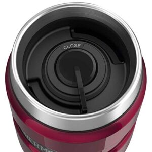 Thermos Stainless King Travel Tumbler, Raspberry, 470 ml