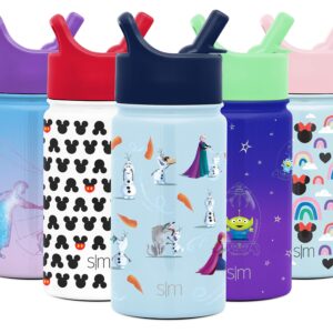 Simple Modern Disney Frozen Olaf Kids Water Bottle with Straw Lid | Reusable Insulated Stainless Steel Cup for School | Summit Collection | 14oz, Find My Nose