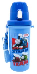 オーエスケー osk sc-600b thomas the tank engine mug bottle, direct drinking water bottle, 20.3 fl oz (600 ml), one-touch open, wide mouth, made in japan