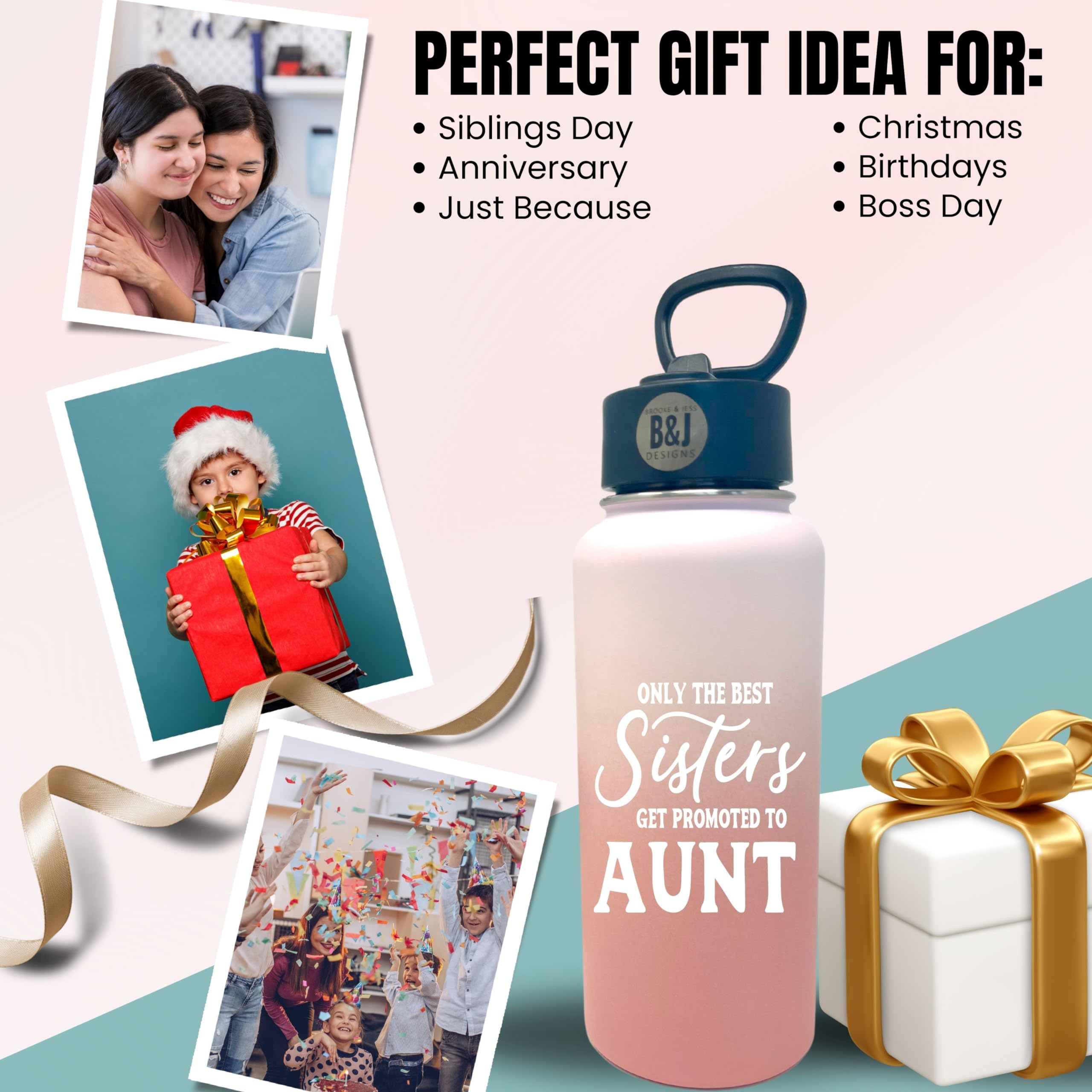 Aunt Gifts for Women - Best Aunt Mug, Tumbler, Coffee Cup Mugs - Gift for Aunt, Great Aunts from Niece, Nephew for Birthday, Christmas, Mothers Day, Present for Aunt, New Aunt Gifts, Funny mug aunt