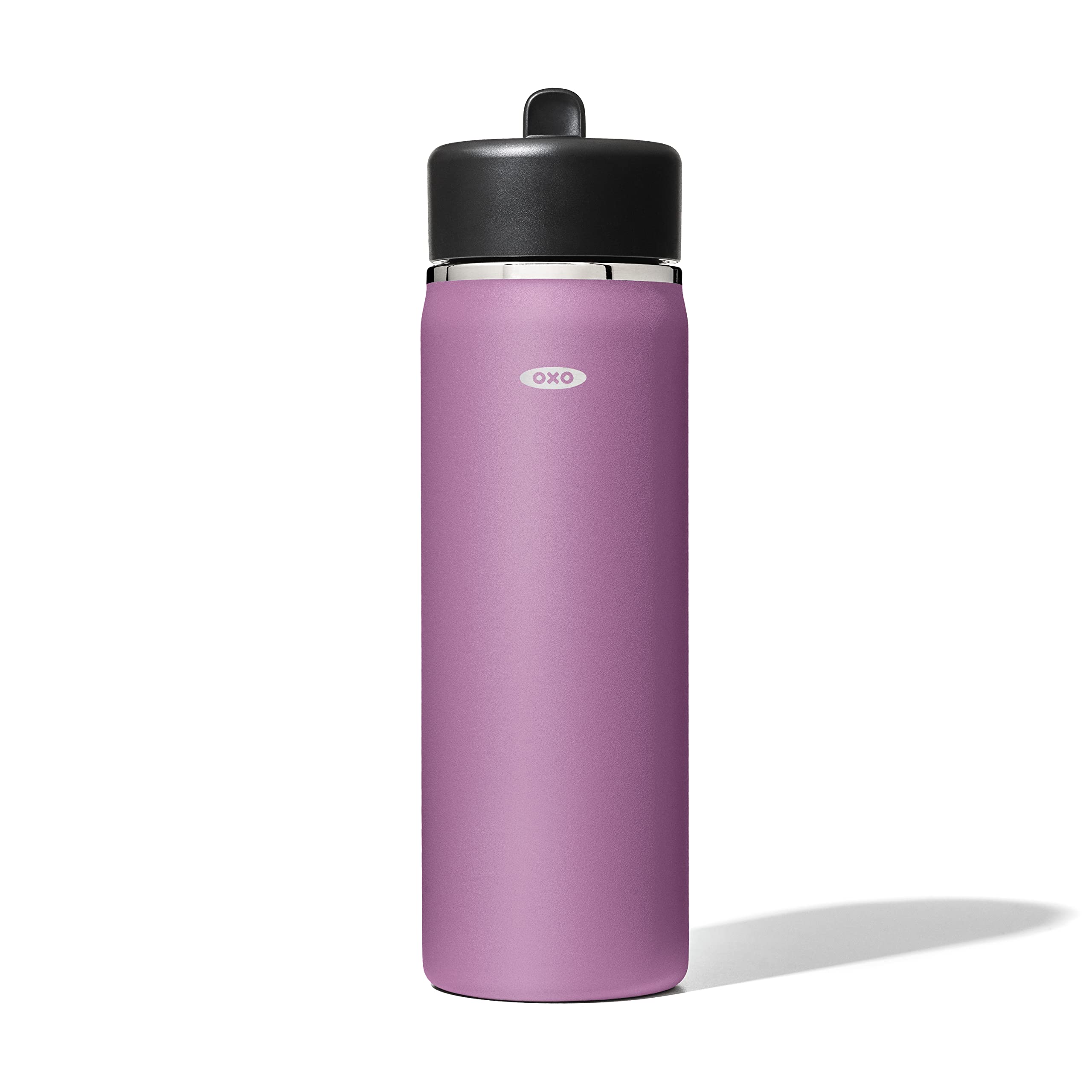 OXO Strive 20oz Wide Mouth Water Bottle with Straw Lid - Amethyst