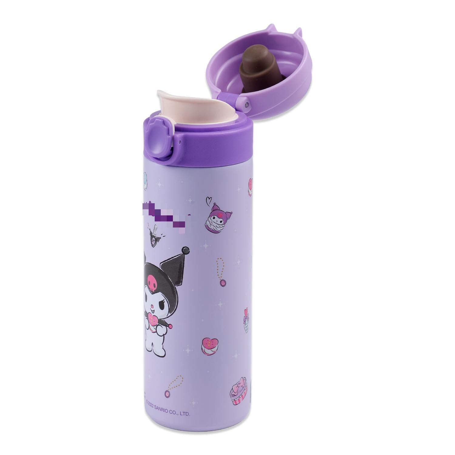 Cartoon Kitty Stainless Steel Vacuum Bottle Leakproof,Insulated for Hot or Cold Water Bottle Travel Mug for Girl-3