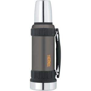 thermos work series beverage bottle, 40-ounce, gunmetal gray