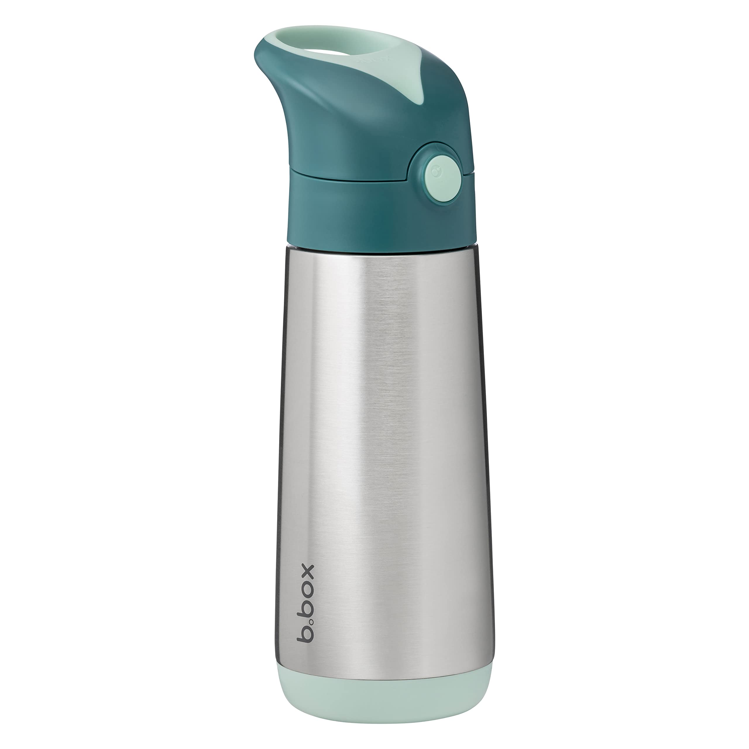 b.box 16.9 oz Insulated Drink Bottle: Keeps Drinks Cold up to 15 Hours, Warm up to 8 Hours. Triple Wall Stainless Steel (Emerald Forest, 16.9 oz)