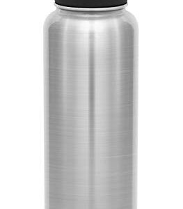 Simple Modern 40oz Water Bottle, Insulated Reusable Wide Mouth Stainless Steel Metal Flask with Flip Lid, Simple Stainless