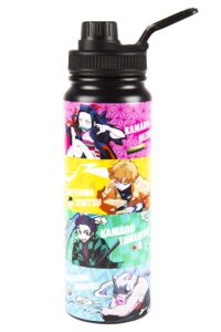 vorsak waterbottle 28oz stainless steel insulated sport bottle bpa free, 3d printing anime tanjiro nezuko