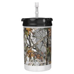 Mugs N Coffee 32 oz NextCamo Mug with Reusable Straw - BPA Free - Made in the USA