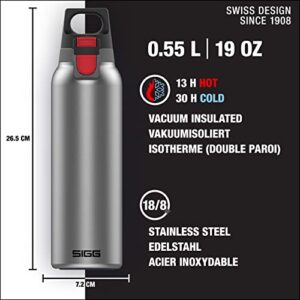 SIGG - Insulated Thermo Flask Hot & Cold ONE Light - With Fruit Filter - Leakproof - BPA-Free 18/8 Stainless Steel 19Oz