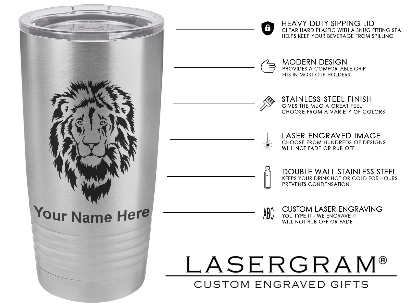 LaserGram 20oz Vacuum Insulated Tumbler Mug, PT Physical Therapist, Personalized Engraving Included (Stainless Steel)