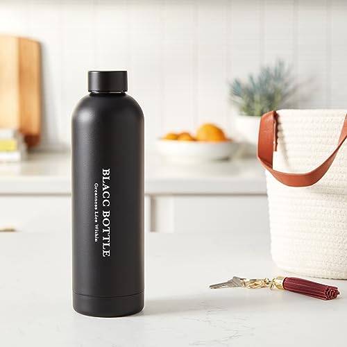 BLACC Bottle - 25oz Vacuum Insulated Stainless Steel Thermos - Reusable, Leak Proof, BPA-Free Flask with Inspirational Words for Office, Gym, Sports, and travel