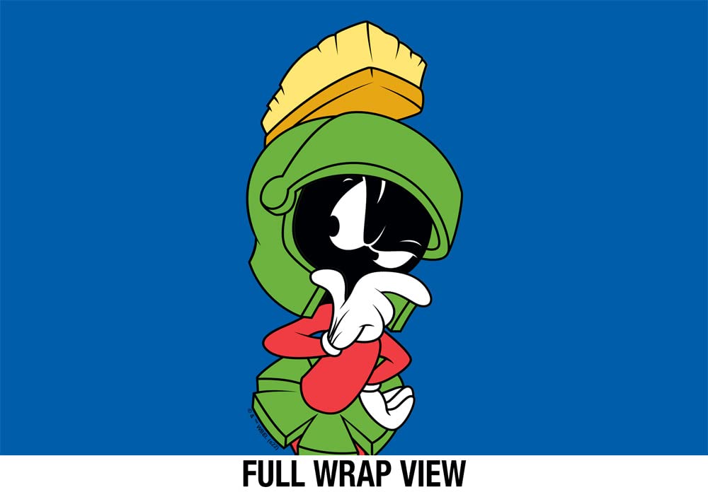 Looney Tunes OFFICIAL Marvin The Martian 18 oz Insulated Water Bottle, Leak Resistant, Vacuum Insulated Stainless Steel with 2-in-1 Loop Cap