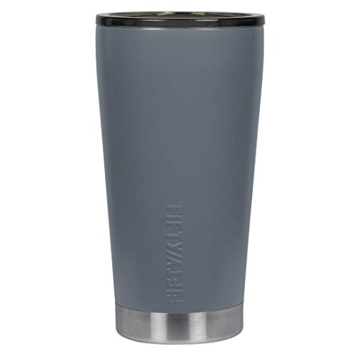 FIFTY/FIFTY T16000001 16oz - Slate Grey Tumbler - Smoke Slide Lid