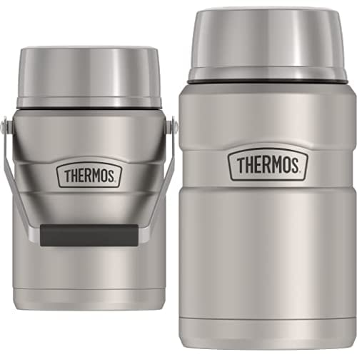 THERMOS Stainless King 47 Ounce Food Jar Bundle with 2 Storage Containers