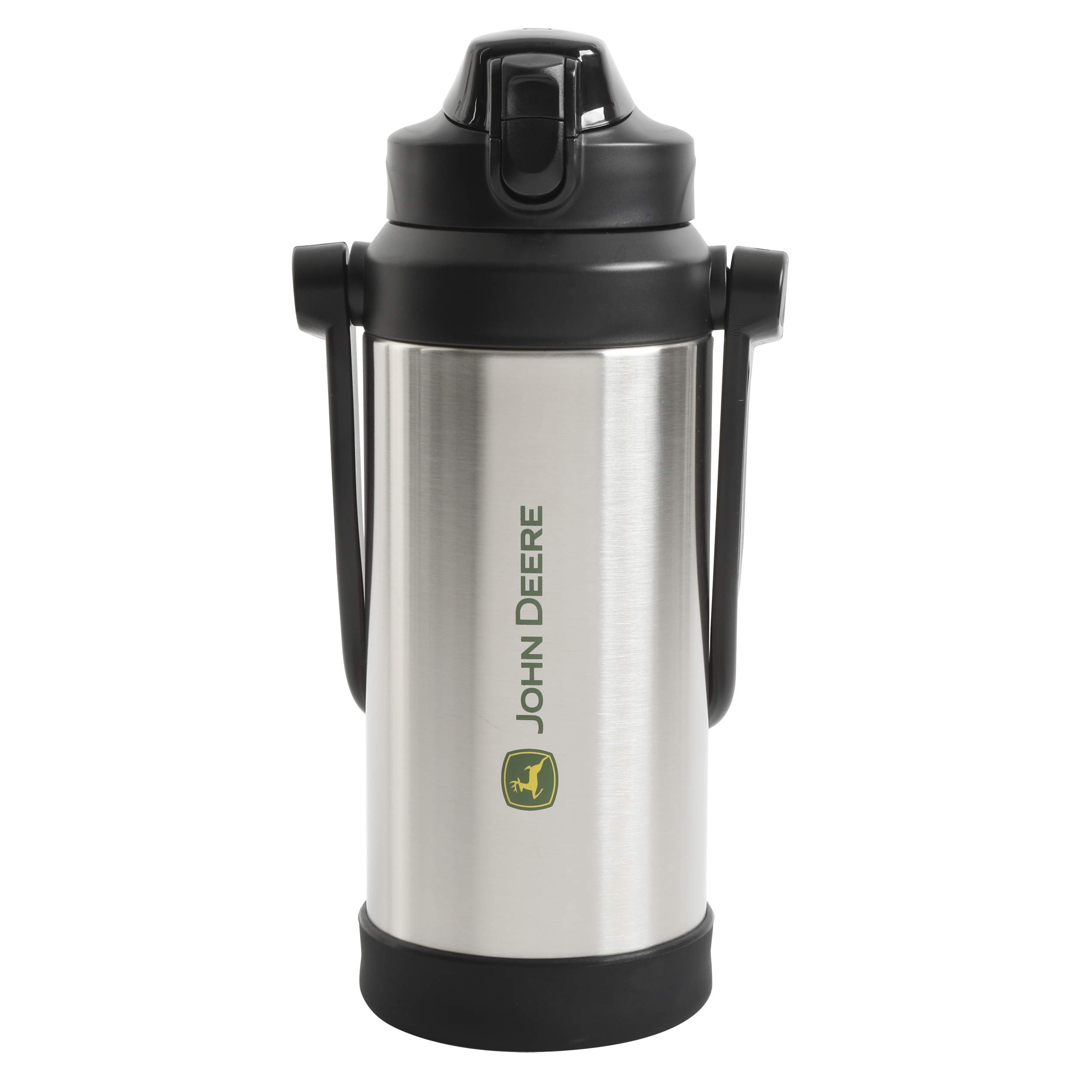 Gibson John Deere Thermal Double Wall Stainless Steel, 77oz Jug, Grey