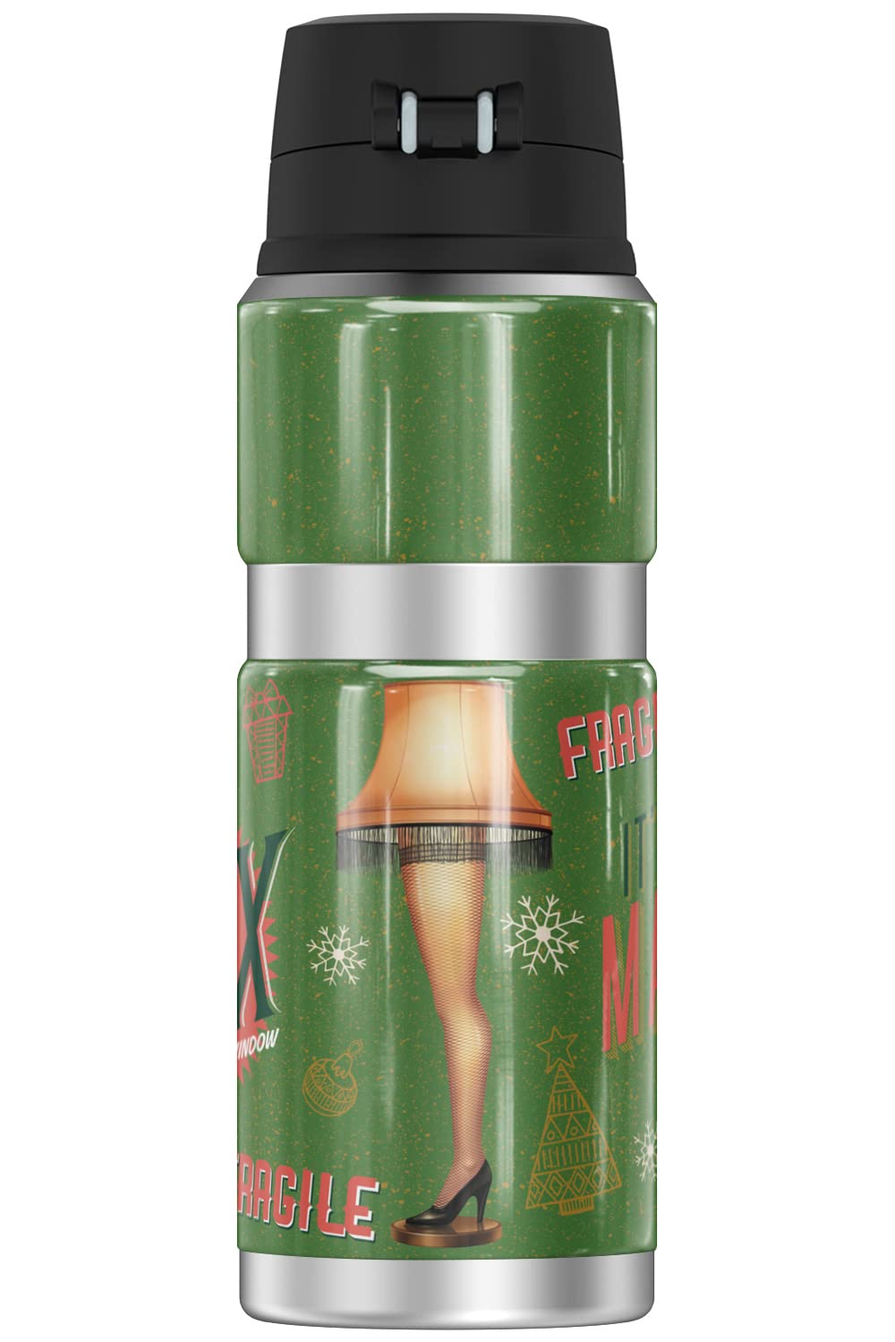 A Christmas Story Leg Lamp THERMOS STAINLESS KING Stainless Steel Drink Bottle, Vacuum insulated & Double Wall, 24oz