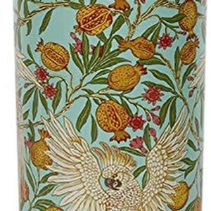 BUILT Insulated Travel Mug with Lid, V&A Cockatoo Design, Stainless Steel, 590 ml