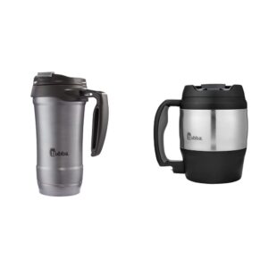 bubba hero xl vacuum-insulated stainless steel travel mug (18oz) and bubba classic insulated mug (52oz)