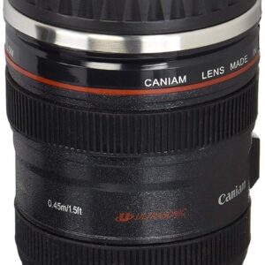 Caniam Camera Lens Coffee Cup, Travel Mug - Camera Eos 24-105Mm Model Stainless 400Ml Thermos