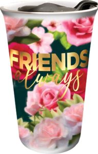 spoontiques friends always travel mug