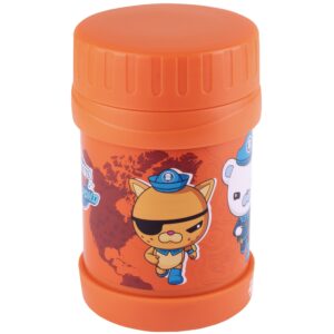 Octonauts Above & Beyond Stainless Steel Vacuum Insulated 13 oz Food Jar for Kids, Orange - Leak-Proof Container Keeps Meals, Liquids, Soups Hot or Cold for Hours - Lunch Boxes & Bags Back to School