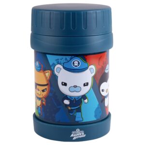 Octonauts Above & Beyond Stainless Steel Vacuum Insulated 13 oz Food Jar for Kids, Blue - Leak-Proof Container Keeps Meals, Liquids, & Soups Hot or Cold for Hours - Fits Inside All Lunch Boxes & Bags