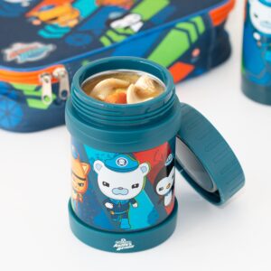 Octonauts Above & Beyond Stainless Steel Vacuum Insulated 13 oz Food Jar for Kids, Blue - Leak-Proof Container Keeps Meals, Liquids, & Soups Hot or Cold for Hours - Fits Inside All Lunch Boxes & Bags