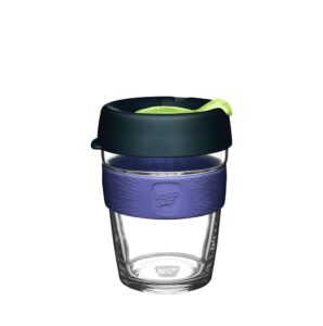 keepcup brew, reusable glass cup, medium 12oz/340mls, deep