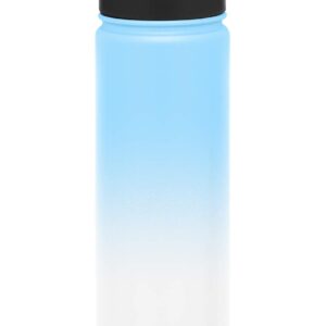 Simple Modern 22 oz Summit Water Bottle with Straw Lid - Gifts for Hydro Vacuum Insulated Tumbler Flask Double Wall Liter - 18/8 Stainless Steel Ombre: Santorini Breeze