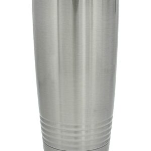 ThisWear Tax Accountant Gifts It's Accrual World 20oz. Stainless Steel Insulated Travel Mug With Lid Silver