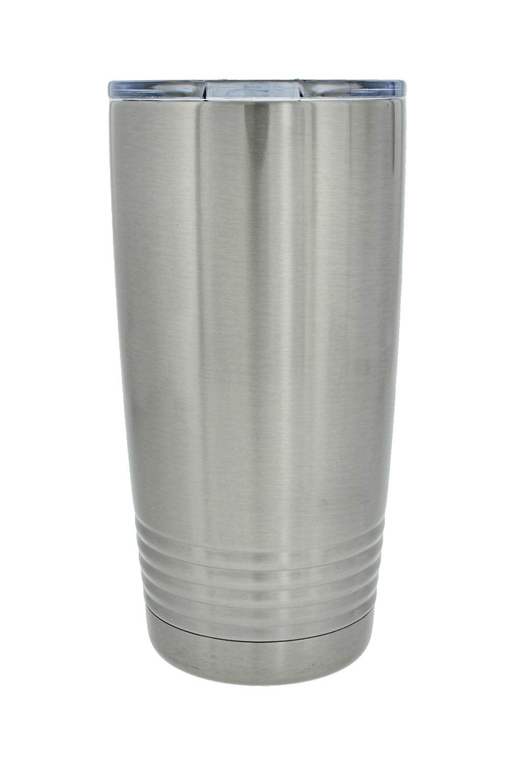 ThisWear Tax Accountant Gifts It's Accrual World 20oz. Stainless Steel Insulated Travel Mug With Lid Silver