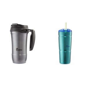 bubba brands bubba hero xl (18oz) vacuum-insulated stainless steel travel mug envy s (24oz) vacuum-insulated stainless steel tumbler bundle