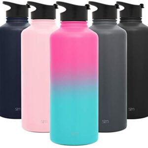 Simple Modern 84oz Water Bottle, Insulated Reusable Wide Mouth Stainless Steel Metal Flask with Flip Lid, Ombre: Sorbet