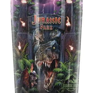 THERMOS Jurassic Park Welcome To Jurassic Park GUARDIAN COLLECTION Stainless Steel Travel Tumbler, Vacuum insulated & Double Wall, 12 oz.