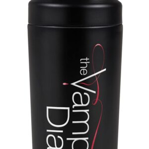 The Vampire Diaries OFFICIAL Tvd Logo 18 oz Insulated Water Bottle, Leak Resistant, Vacuum Insulated Stainless Steel with 2-in-1 Loop Cap