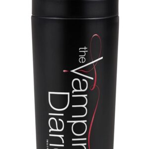 The Vampire Diaries OFFICIAL Tvd Logo 18 oz Insulated Water Bottle, Leak Resistant, Vacuum Insulated Stainless Steel with 2-in-1 Loop Cap