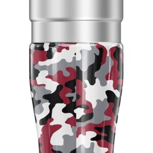 THERMOS Temple University OFFICIAL Camo STAINLESS KING Stainless Steel Travel Tumbler, Vacuum insulated & Double Wall, 16oz