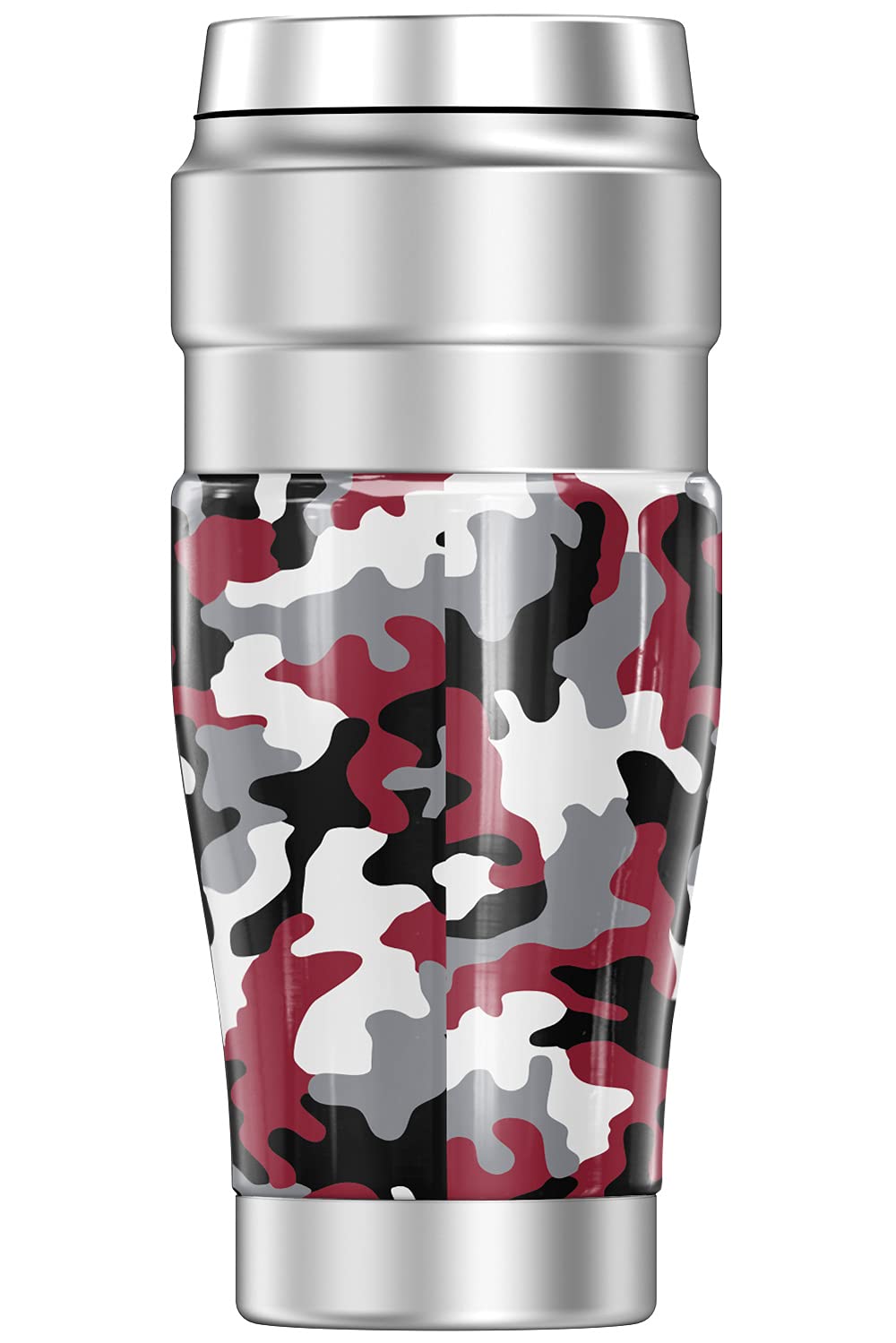 THERMOS Temple University OFFICIAL Camo STAINLESS KING Stainless Steel Travel Tumbler, Vacuum insulated & Double Wall, 16oz