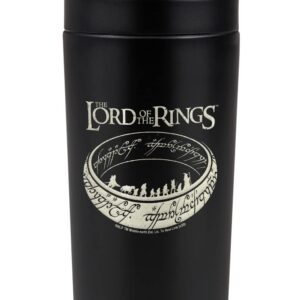 Lord of the Rings OFFICIAL the Journey 18 oz Insulated Water Bottle, Leak Resistant, Vacuum Insulated Stainless Steel with 2-in-1 Loop Cap