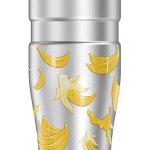 THERMOS Curious George Curious George Bananas STAINLESS KING Stainless Steel Travel Tumbler, Vacuum insulated & Double Wall, 16oz