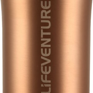 Lifeventure Thermal Mug, Leakproof & Vacuum Insulated Reusable Coffee Travel Cup, 300ml, Copper