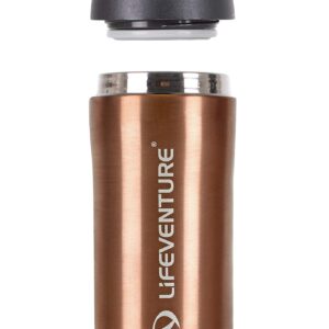 Lifeventure Thermal Mug, Leakproof & Vacuum Insulated Reusable Coffee Travel Cup, 300ml, Copper