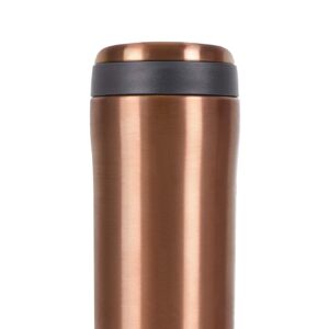 Lifeventure Thermal Mug, Leakproof & Vacuum Insulated Reusable Coffee Travel Cup, 300ml, Copper