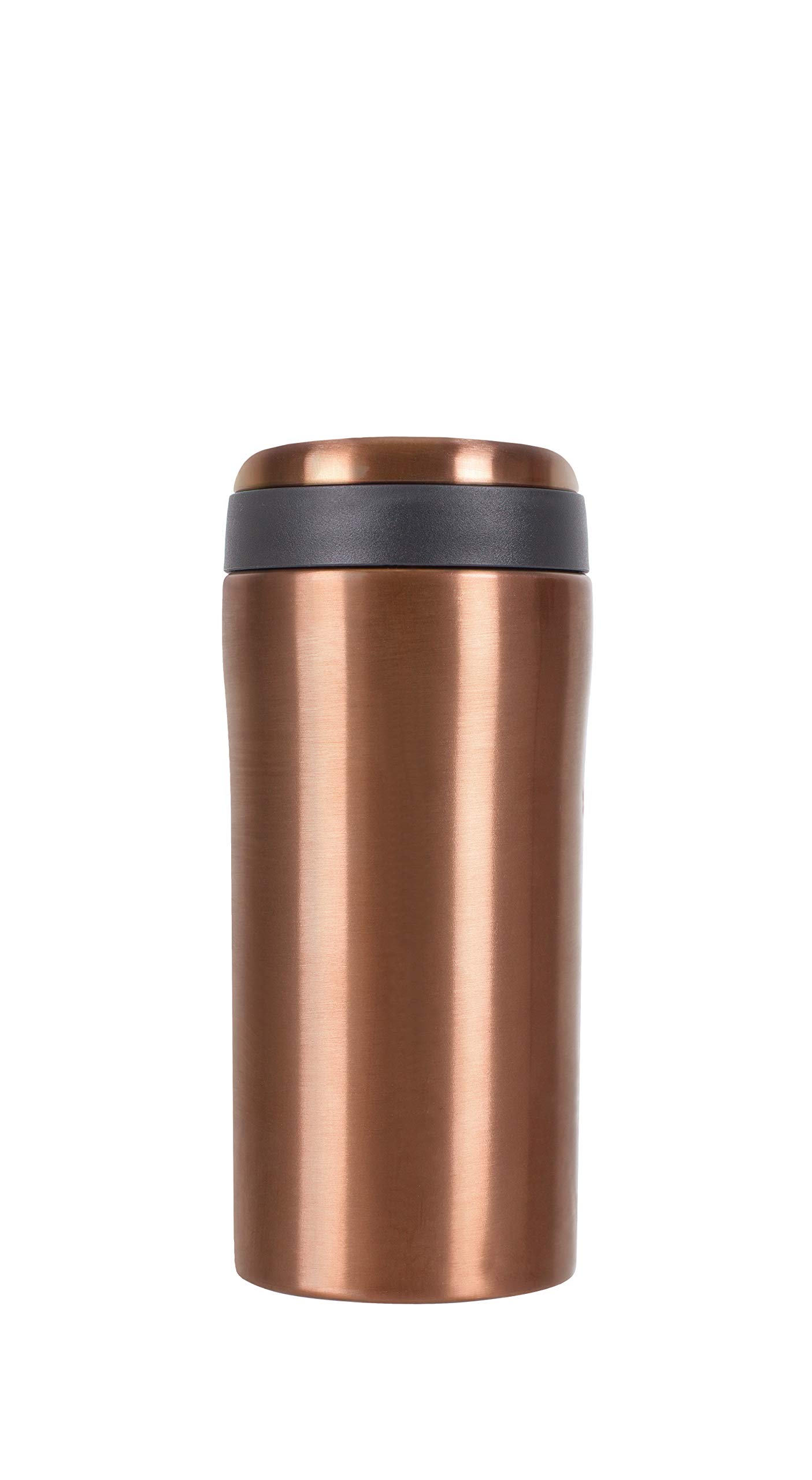 Lifeventure Thermal Mug, Leakproof & Vacuum Insulated Reusable Coffee Travel Cup, 300ml, Copper