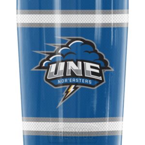 THERMOS University Of New England OFFICIAL Jersey Stripes GUARDIAN COLLECTION Stainless Steel Travel Tumbler, Vacuum insulated & Double Wall, 12 oz.