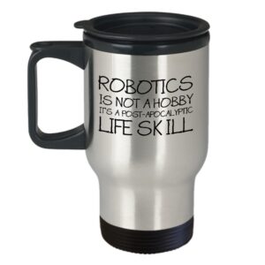 Funny Robotics 14oz Insulated Travel Mug - I'm not arguing - Unique Inspirational Sarcasm Birthday Christmas Unique Gifts for Men Women Friends