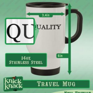 Knick Knack Gifts #lamentation - 14oz Stainless Steel Travel Mug, Silver