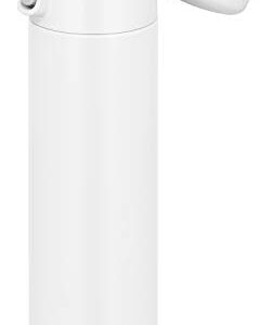 Thermos FJM-450 WH Water Bottle, Vacuum Insulated Straw Bottle, 15.2 fl oz (450 ml), White, Cold Insulation Only